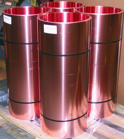 Kupferband Hh. 0,6/670 mm in Rollen zu 30 mtr. nach EN 1172 Cu-DHP o ...